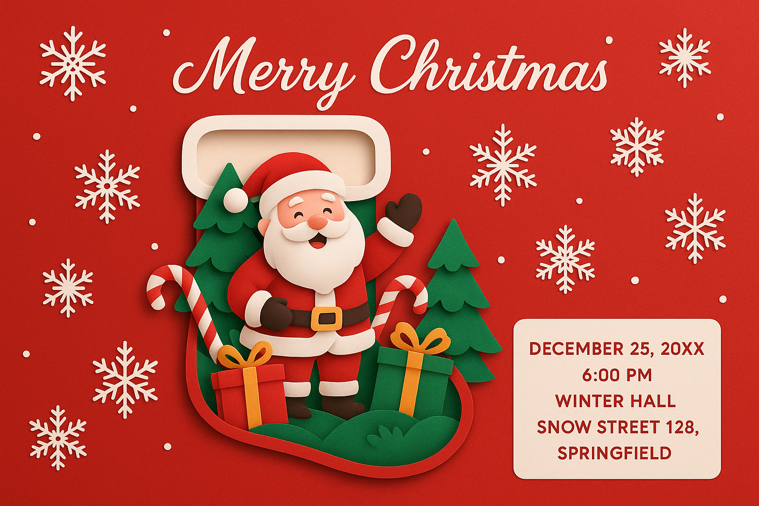 Christmas Poster : Create Free Christmas Posters in Minutes with AI